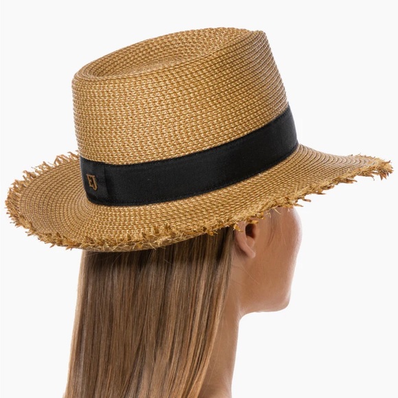 Eric Javits | Accessories | French Fringe Fedora Hat By Eric Javits ...